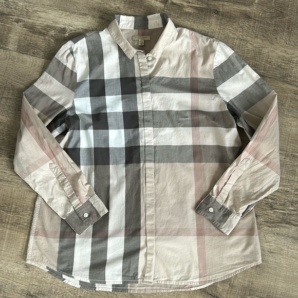 Burberry | Tops | Burberry Button Down | Poshmark